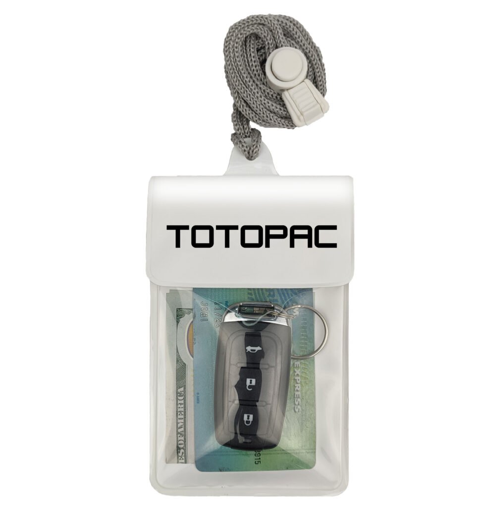 TOTOPAC Waterproof FOB Pouch Car Key Case Submersible Dry Bag Holder ...
